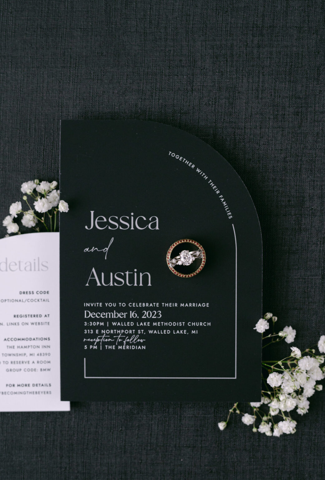 An Elegant Winter Wedding in Detroit | Jessica + Austin ...